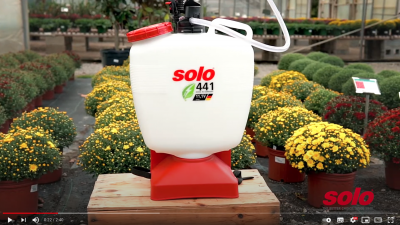 Battery-operated sprayers for professional use – SOLO